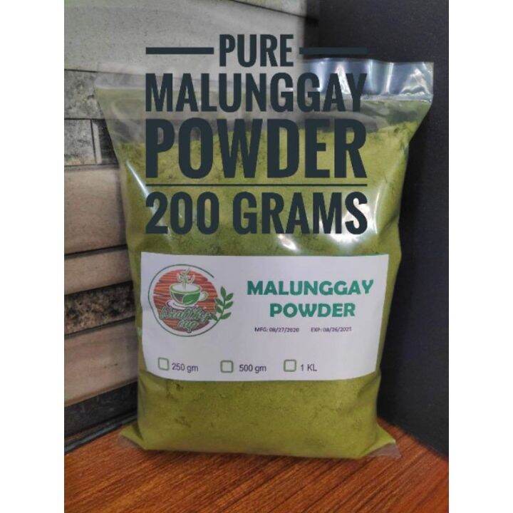 Edible oil MALUNGGAY POWDER 200 GRAMS | Lazada PH