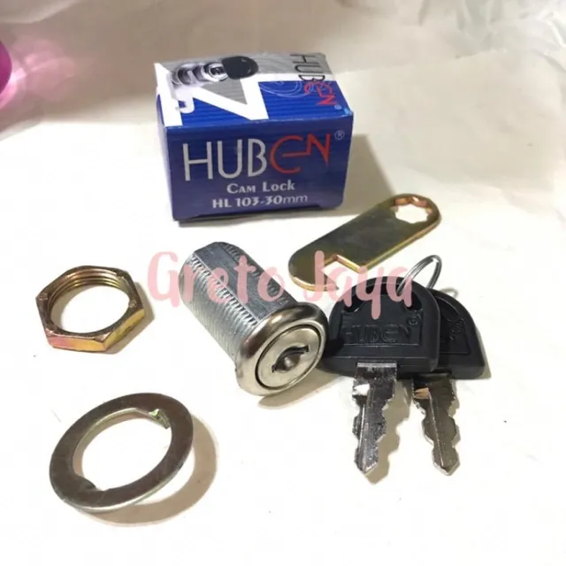 ( 30mm ) Kunci Loker Locker Kait Camlock Camlok LF 30 mm HUBEN Cam Lock Lok | Lazada Indonesia