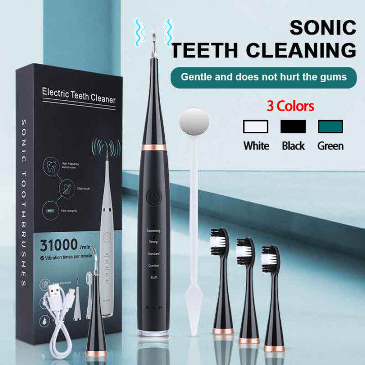 Teeth Cleaner Tartar Ultrasonic Tooth Cleaner Teeth Whitening Dental ...