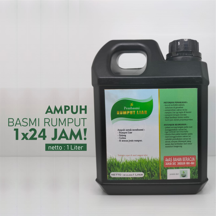 HERBISIDA PEMBASMI RUMPUT LIAR dan GULMA 1 LITER (siap pakai tidak ...