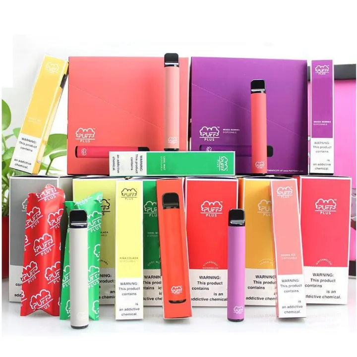 【sf94n6fy】100 Original Puff Bar Plus Disposable Pod Device Disposable