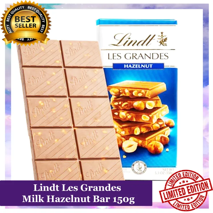 Lindt Les Grandes Milk Hazelnut Bar 150g | Lazada PH