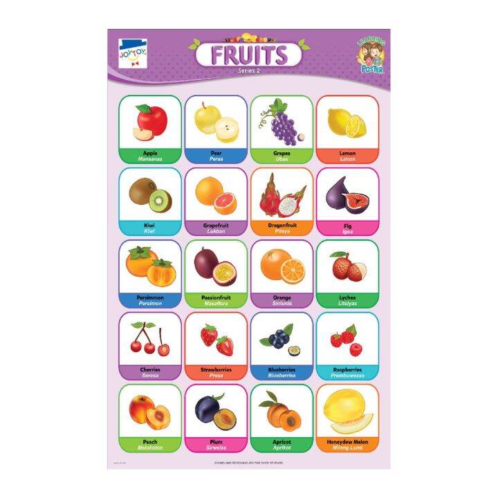 JOYTOY Fruits Poster - Series 2 | Lazada PH