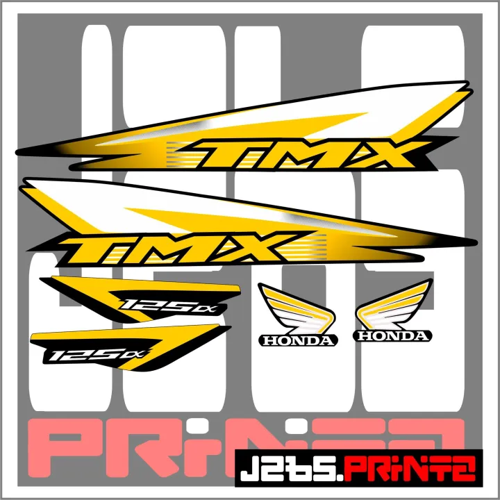TMX 125 STOCK DECALS | Lazada PH