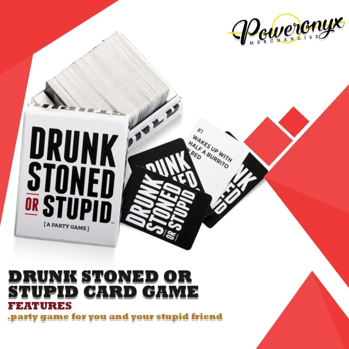 Drunk Stoned or Stupid Card Game | Lazada PH