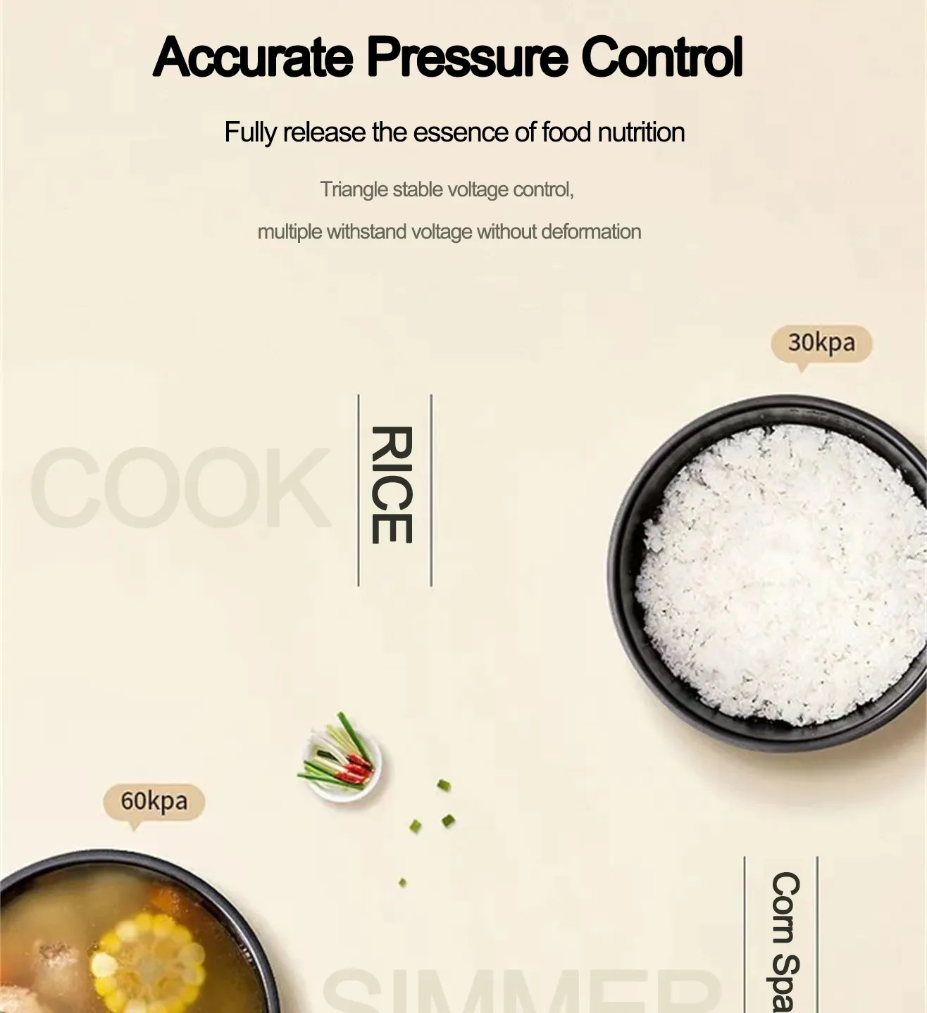 rice cooker inverter type low carb rice cooker Pressure Cooke with keep ...