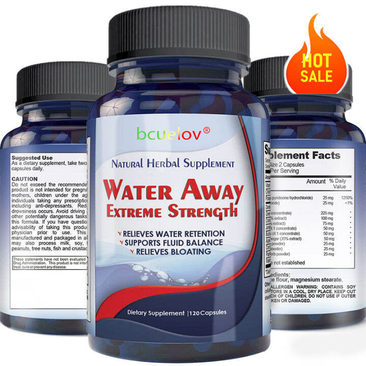 Water Away Drainage, Diuretic Water Pills, Reduce Swelling, Restore ...