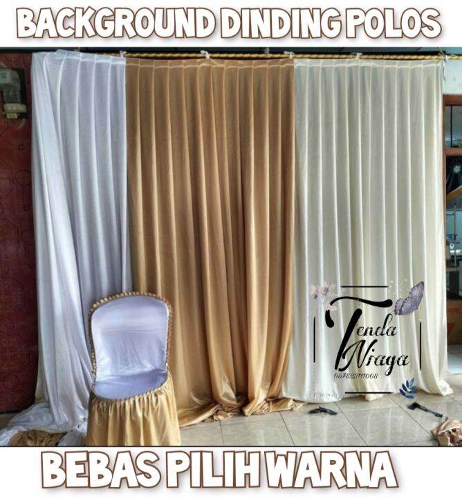UK. 3X2 METER (TINGGI 3 PANJANG 2) , BACKGROUND DINDING POLOS, BACKDROP ...