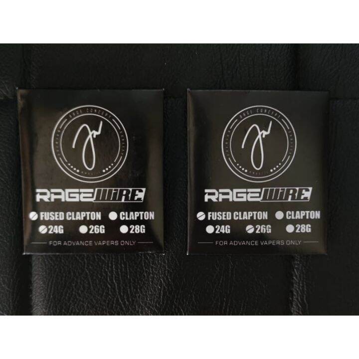 RAGE 1 METER LONG 24G 26G FUSED CLAPTON | Lazada PH