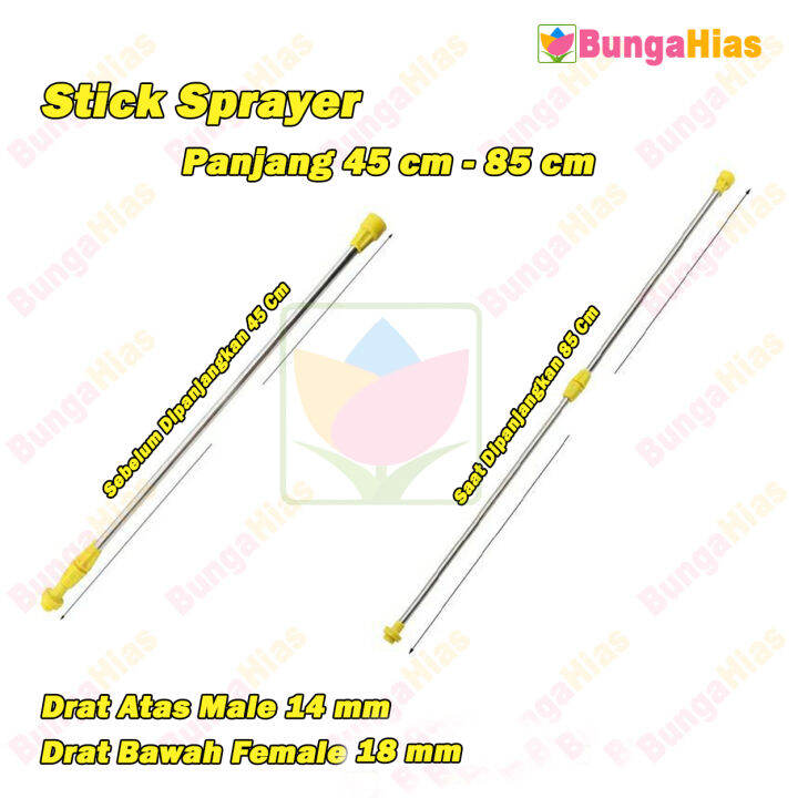 Stick Sprayer Elektrik Manual Pipa Stik Panjang Antena Teleskopik ...