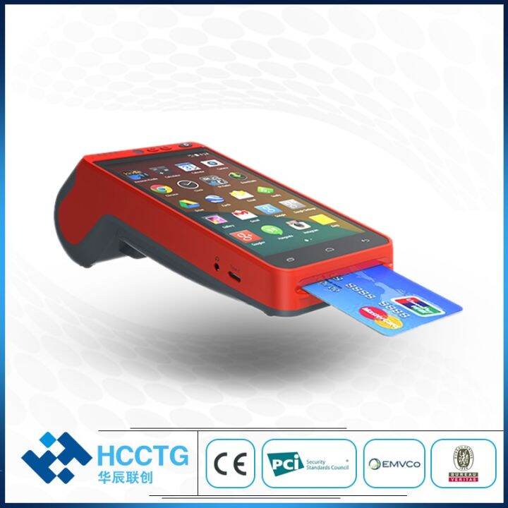 Android 4G EDC Payment Terminal Touch Printer With QR Code Scanner ...