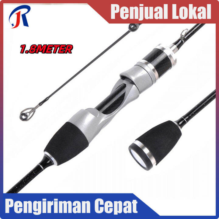 Joran pancing Alat Pancing Laut Ultra Ringan, Tiang Karbon Memikat Ikan ...