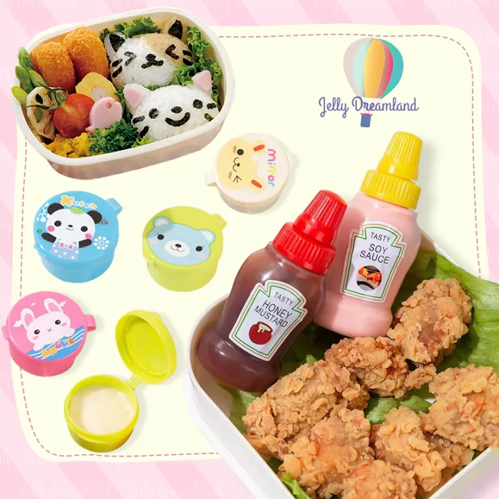 Bento Lunch Box Accessories Mini Sauce Containers Lunch Box Seasoning ...