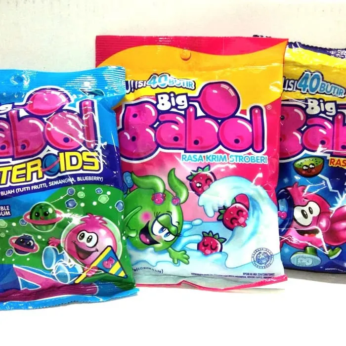 permen karet big bubble gum 1 pak isi 50 pcs / permen karet / permen ...