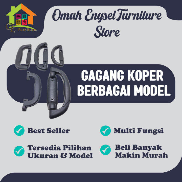 Handle koper Gagang tas 15 x 6 cm JT.H2 Briefcase Handle koper plastik ...