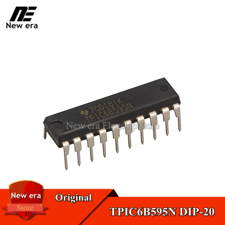 5Pcs Original TPIC6B595N DIP-20 TPIC6B595 DIP20นับ Shift Register ชิป ...