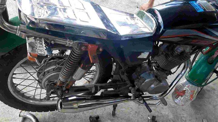 Bullet pipe muffler for tmx 155 Big Hole with silencer stainless steel ...