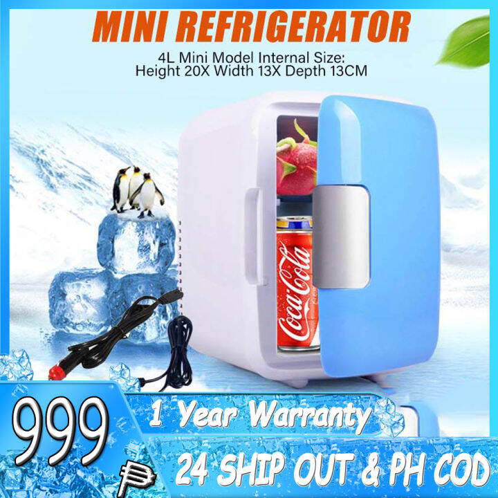 Mini Refrigerator Mini Ref and Mini Fridge with Freezer,Portable ...