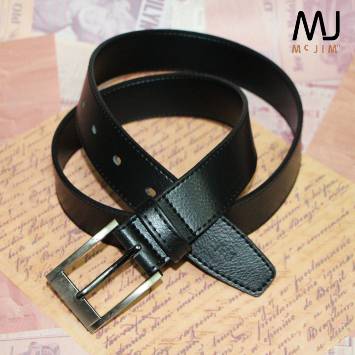 MJ by McJim Basic Leather Belt (35mm) | Lazada PH
