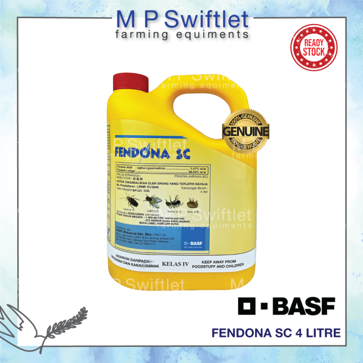 [4 Litre] BASF Fendona SC Insecticide Racun Serangga 1.47% Alpha ...