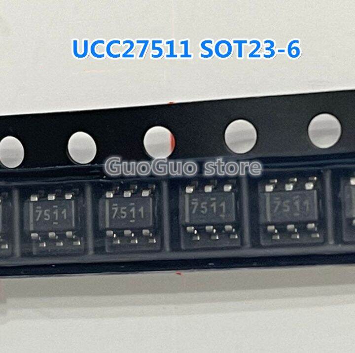 1Pcs UCC27511 UCC27511DBVR 7511 SOT-23-6 Gate Driver IGBT ชิปใหม่เดิม ...