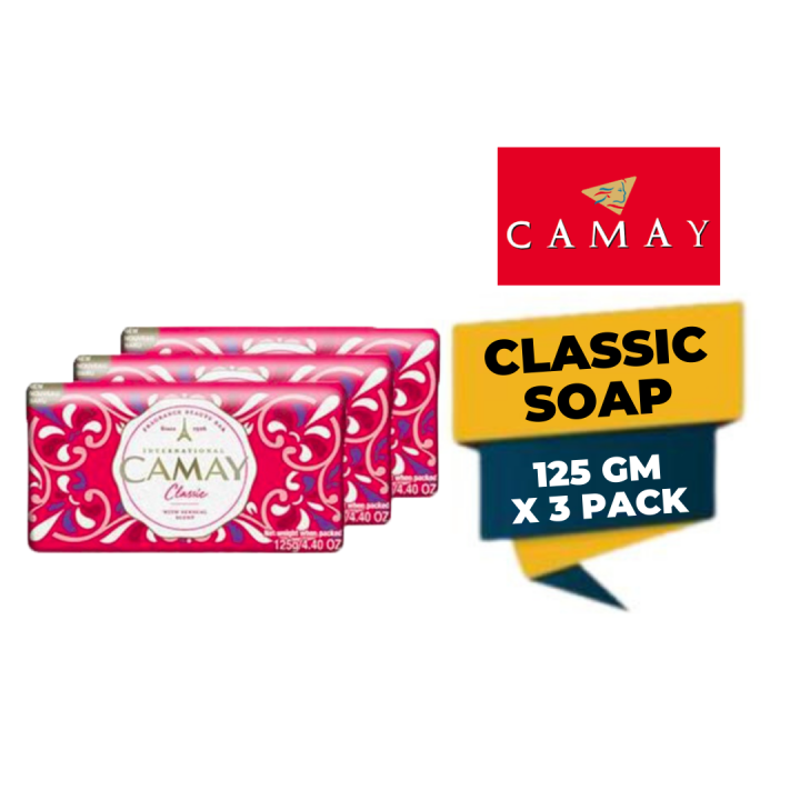 CAMAY CLASSIC SOAP 125G X 3 PACK | Lazada