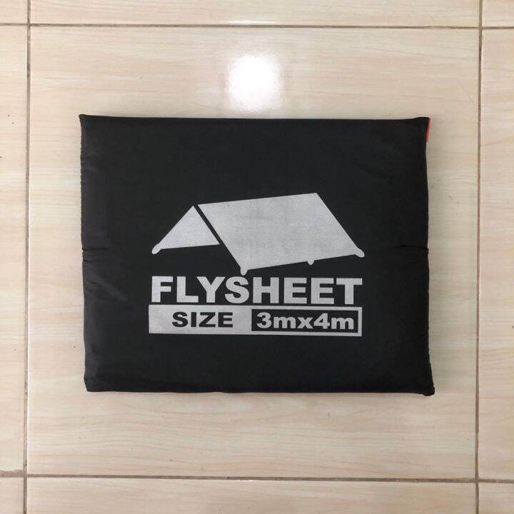 FLYSHEET TENDA BIVAK FLY SHEET OUTDOOR SIZE 3X4 METER GUNUNG | Lazada ...
