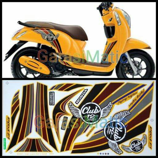 Sticker striping Scoopy thailook | Lazada Indonesia