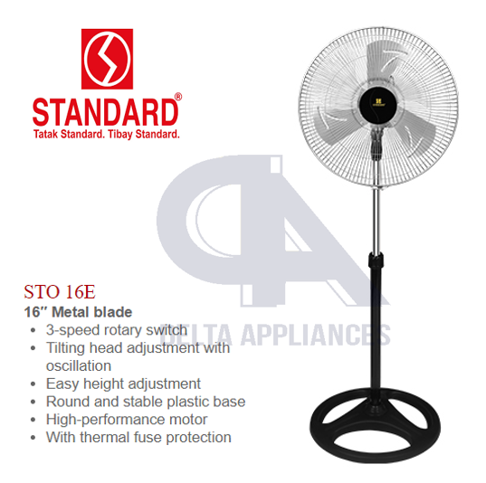 Standard STO 16E Stand Fan | Lazada PH