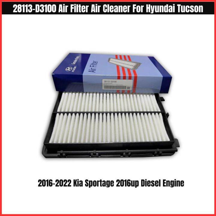 28113-D3100 Air Filter Air Cleaner For Hyundai Tucson 2016-2022 Kia ...