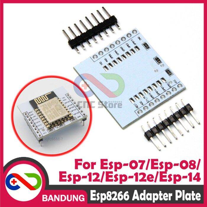 Esp8266 Adapter Plate For Esp-07 Esp-08 Esp-12 Esp-12e Esp-14 | Lazada Indonesia
