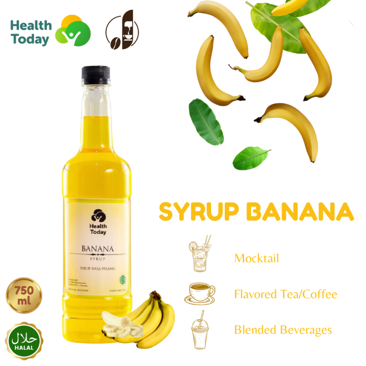 Health Today Syrup Banana | 750ml | Beverage Flavours | Drinks ...