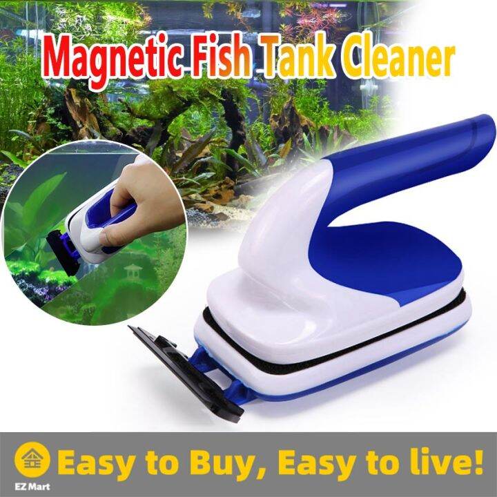 【Fast Shipping】 Aquarium Practical Floating Magnetic Brush Fish Tank ...