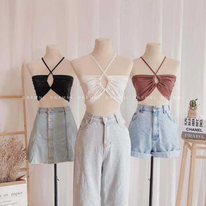 DNEMNLPH Lou Backless String Top (Trendy Korean Bangkok Summer Fashion ...