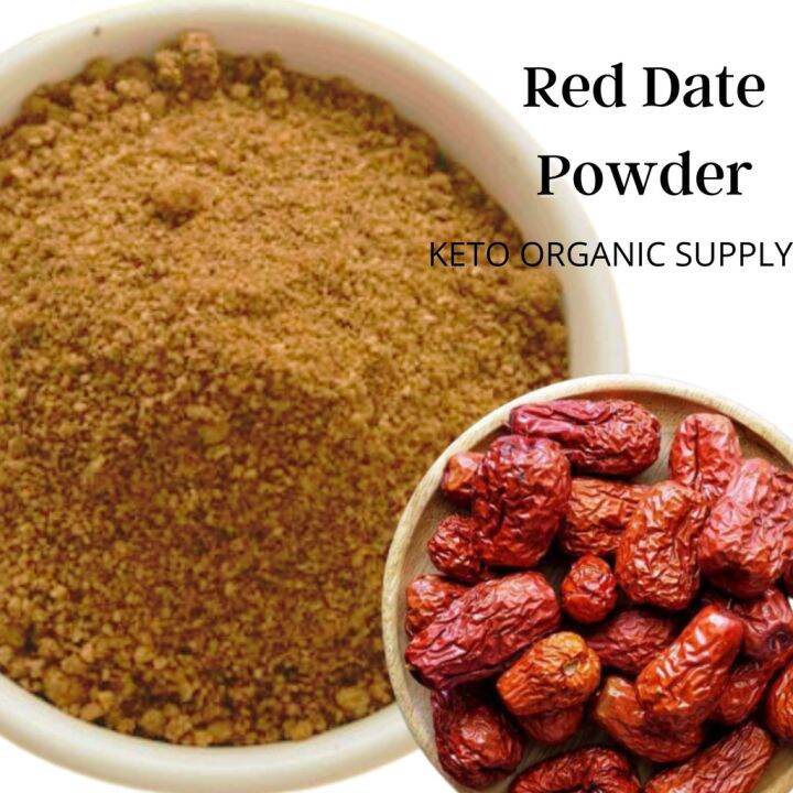 Jujube Powder 250g Organic Red Date Powder 红枣粉 Serbuk Kurma Cina ...