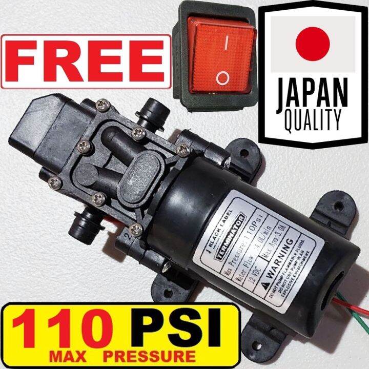 heat sellrdhvxd [JAPAN QUALITY] 110 PSI PUMP with MOTOR for ELECTRIC ...