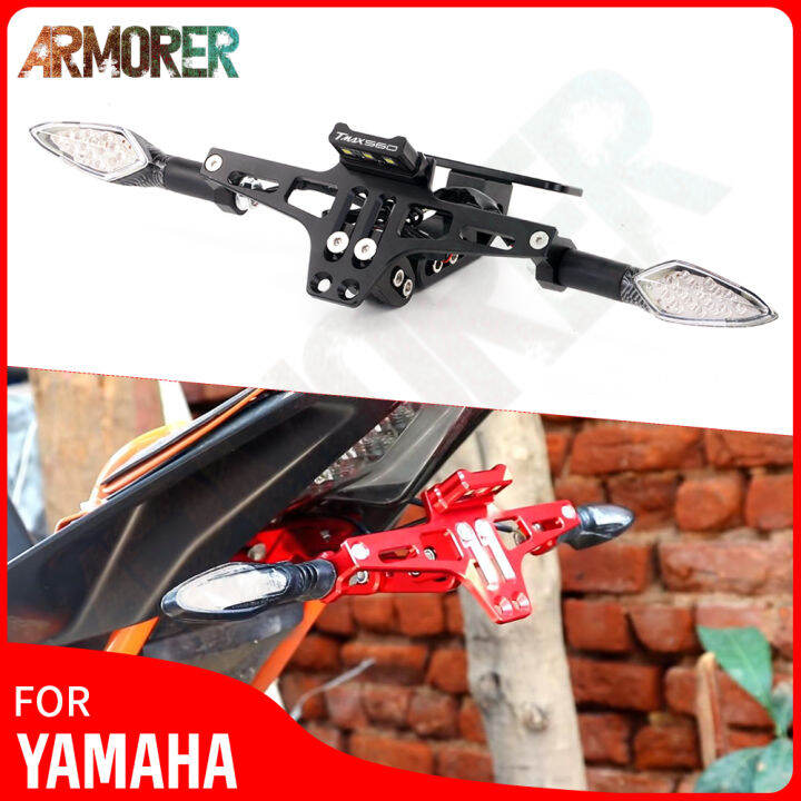 TMAX 560 TECHMAX License Plate Holder LED Light For YAMAHA T MAX 560 ...