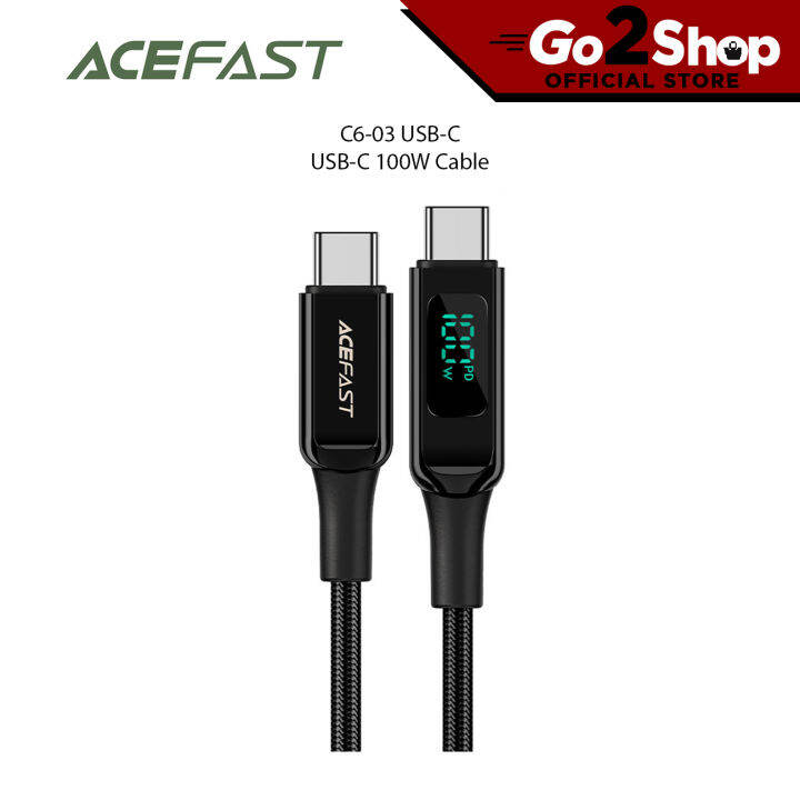 ACEFAST C6-03 USB-C To USB-C 100W Cable | Lazada