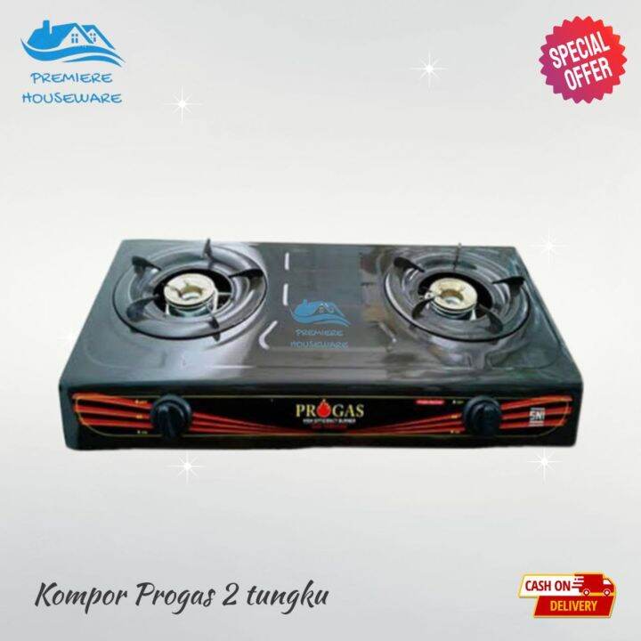 Kompor Progas 2 tungku | Lazada Indonesia