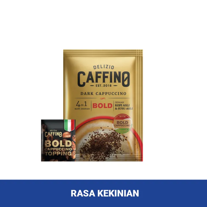 Kopi Sachet Caffino Bold Dark Cappucino 1 Renceng isi 15 Sachet - Kopi ...