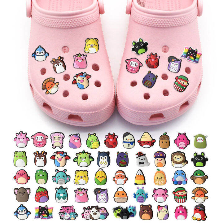 New 1PCS Cute Cartoon Plush Character Image Jibbitz Series DIY Crocs ...