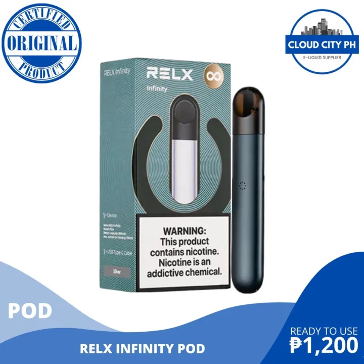 𝐂𝐎𝐃 RELX Infinity Device 1 pod (English Packaging) Brand New Legit ...