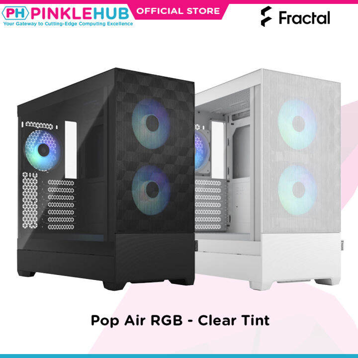 PinkleHub | Fractal Pop Air RGB TG Clear Tint Case | Lazada PH