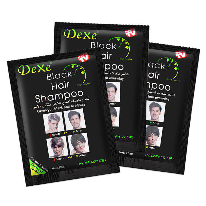 DEXE HAIR COLOR FOAM BUBBLE SHAMPOO 25ML*10 | Lazada PH