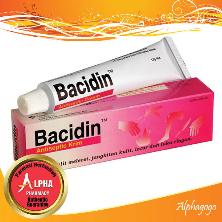 Bacidin Antiseptic Cream 15g | Lazada