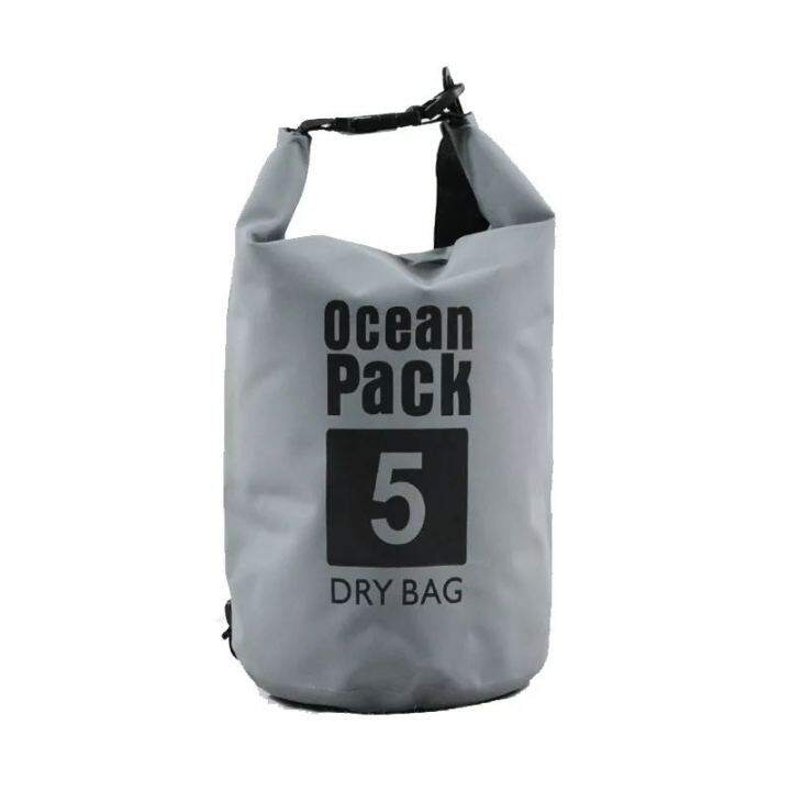 Ocean Pack 5L Dry Bag Waterproof Bucket Bag Sling Shoulder Backpack ...
