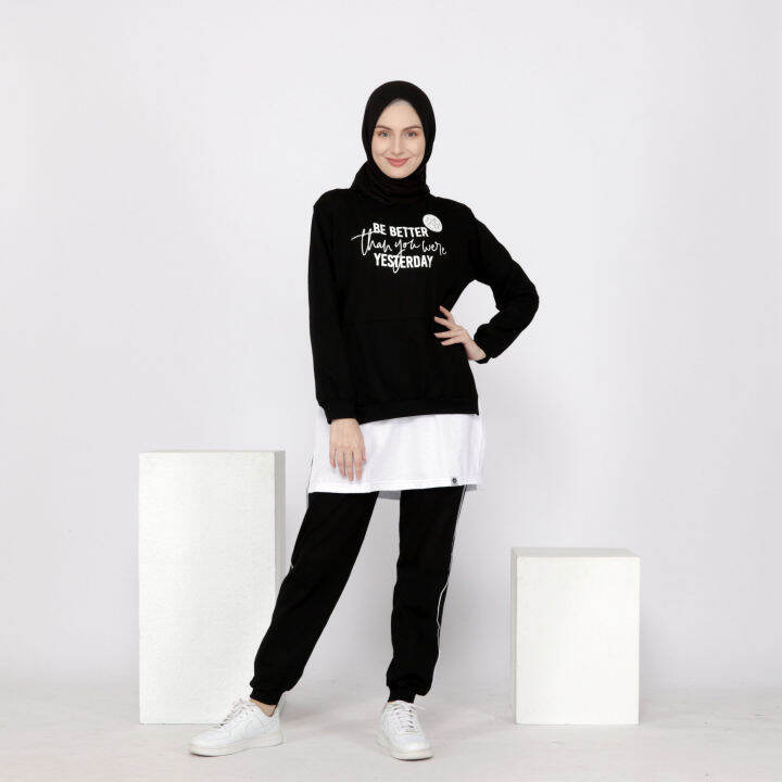 Baju Olahraga Wanita Panjang Muslim - Setelan Olahraga Wanita Lari ...