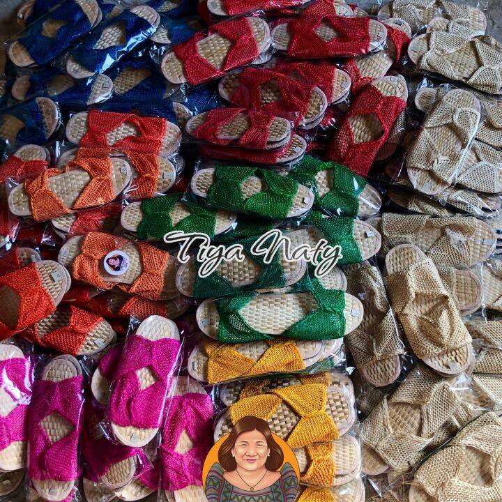 ABACA SLIPPERS ADULT Women Home Simple Plain Indoor Abaca Tsinelas ...
