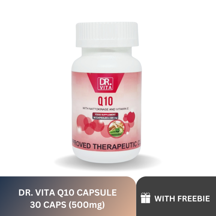 ORIGINAL Dr Vita Q10 With Nattokinase 30 capsule authentic original dr vita q10 good for the ...