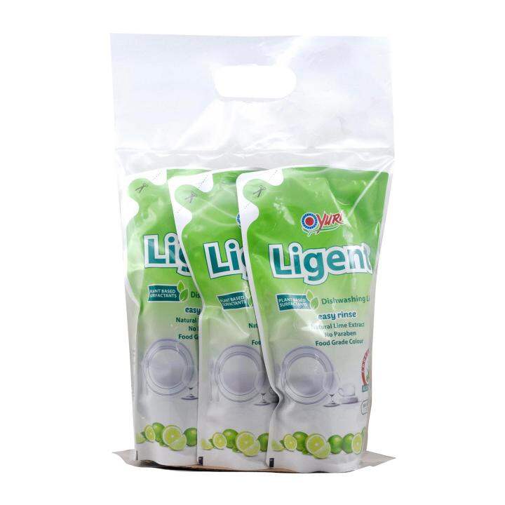 Yuri Ligent Antibacterial Dishwashing Liquid Lime | Lazada Singapore